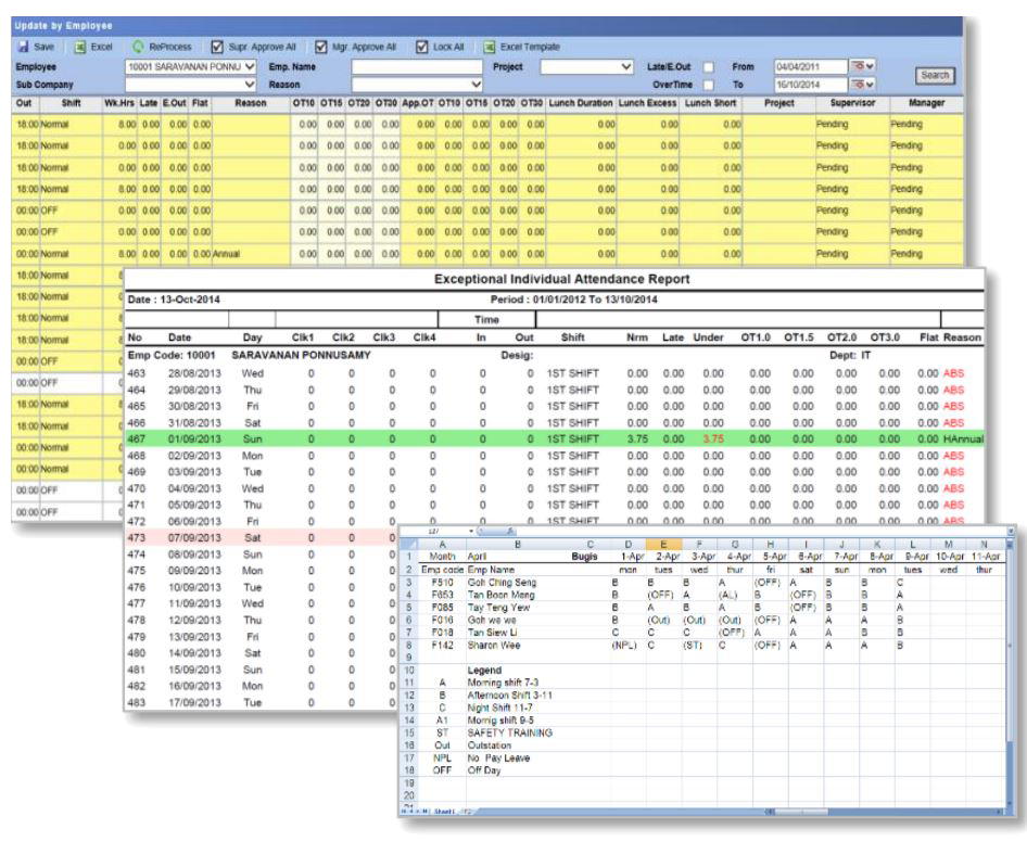 Time Attendance System | TMS | Face Recognition | Mobile App | Finger ...